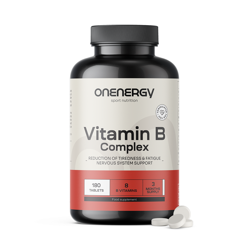 Σύμπλεγμα βιταμινών Β, 180 ταμπλέτες - OnEnergyNutrition.gr